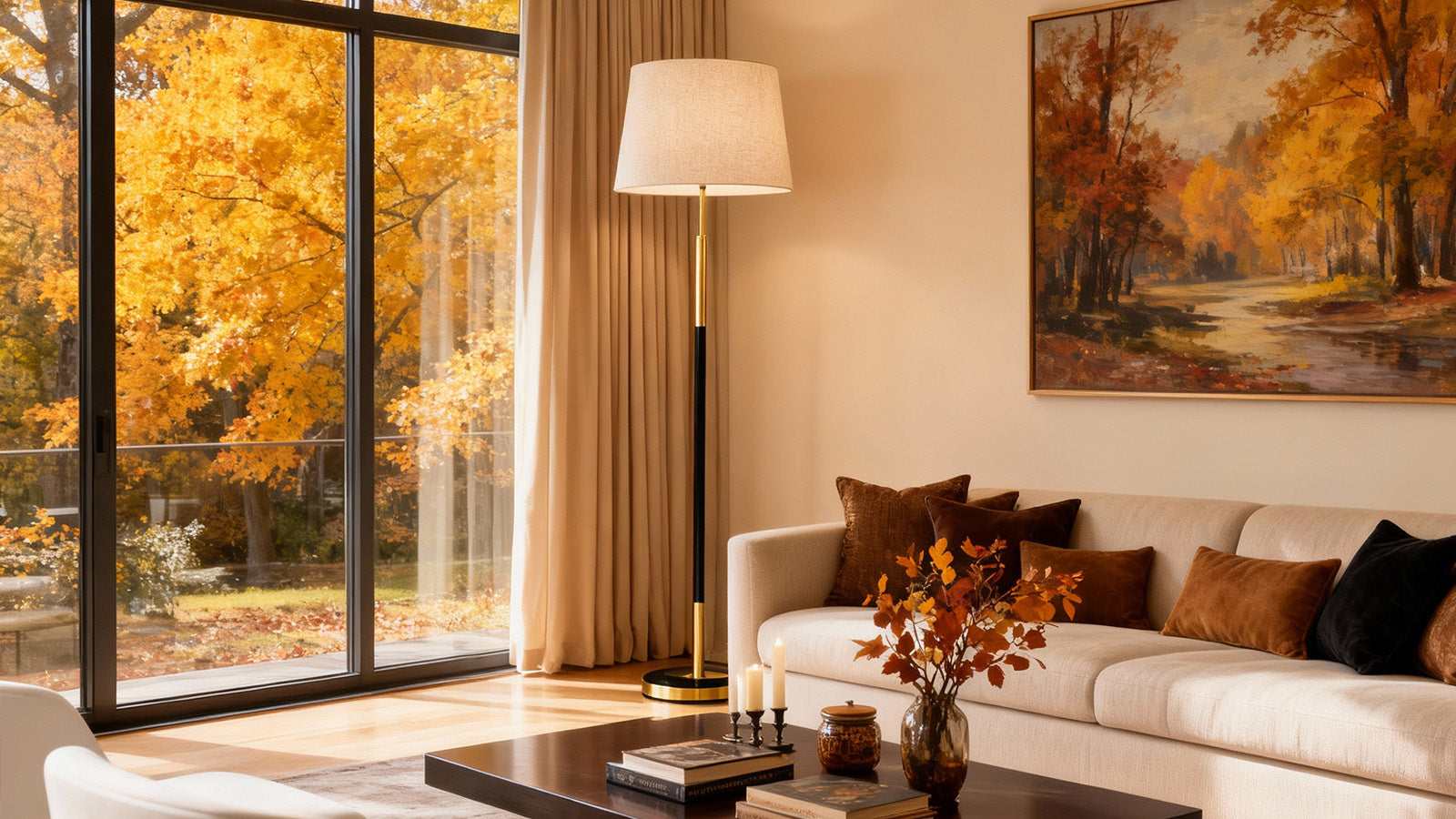 Best Floor Lamps for Living Room | Cozy Fall Lighting Guide 2025 – Dazuma