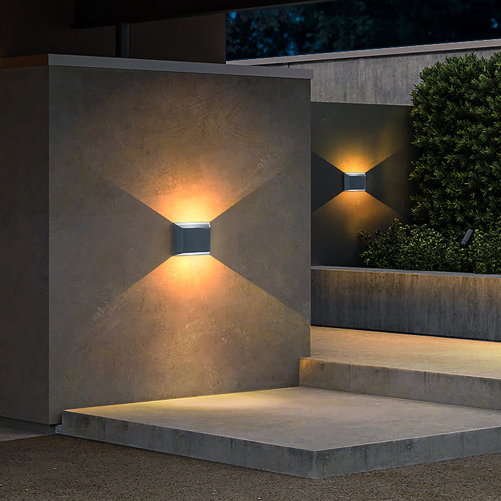 Modern Minimalist Waterproof LED Wall Light for Outdoor Villa Courtyard ...