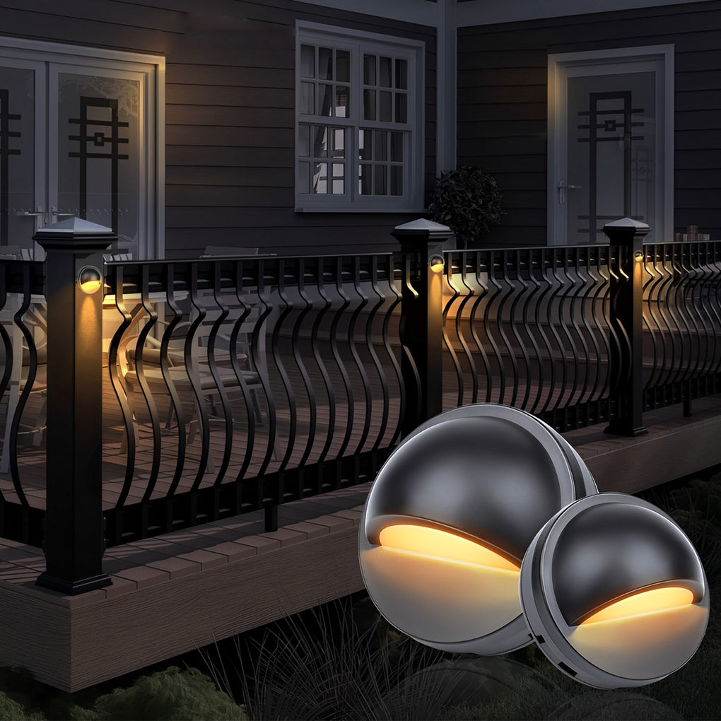 Hallf Moon 12-36V Low Voltage LED Deck Downward Lighting Wall Mounted ...