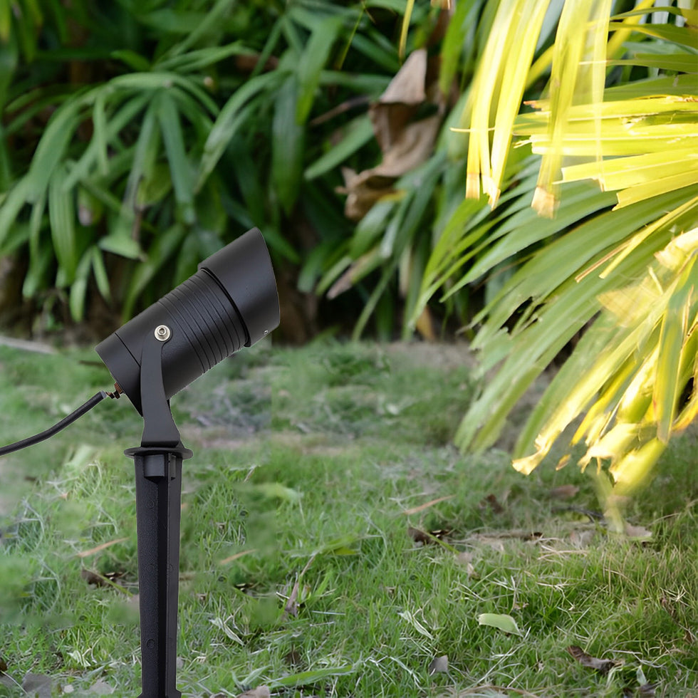 Waterproof LED 10W Black Adjustable Modern Tree Spotlight Outdoor Light ...