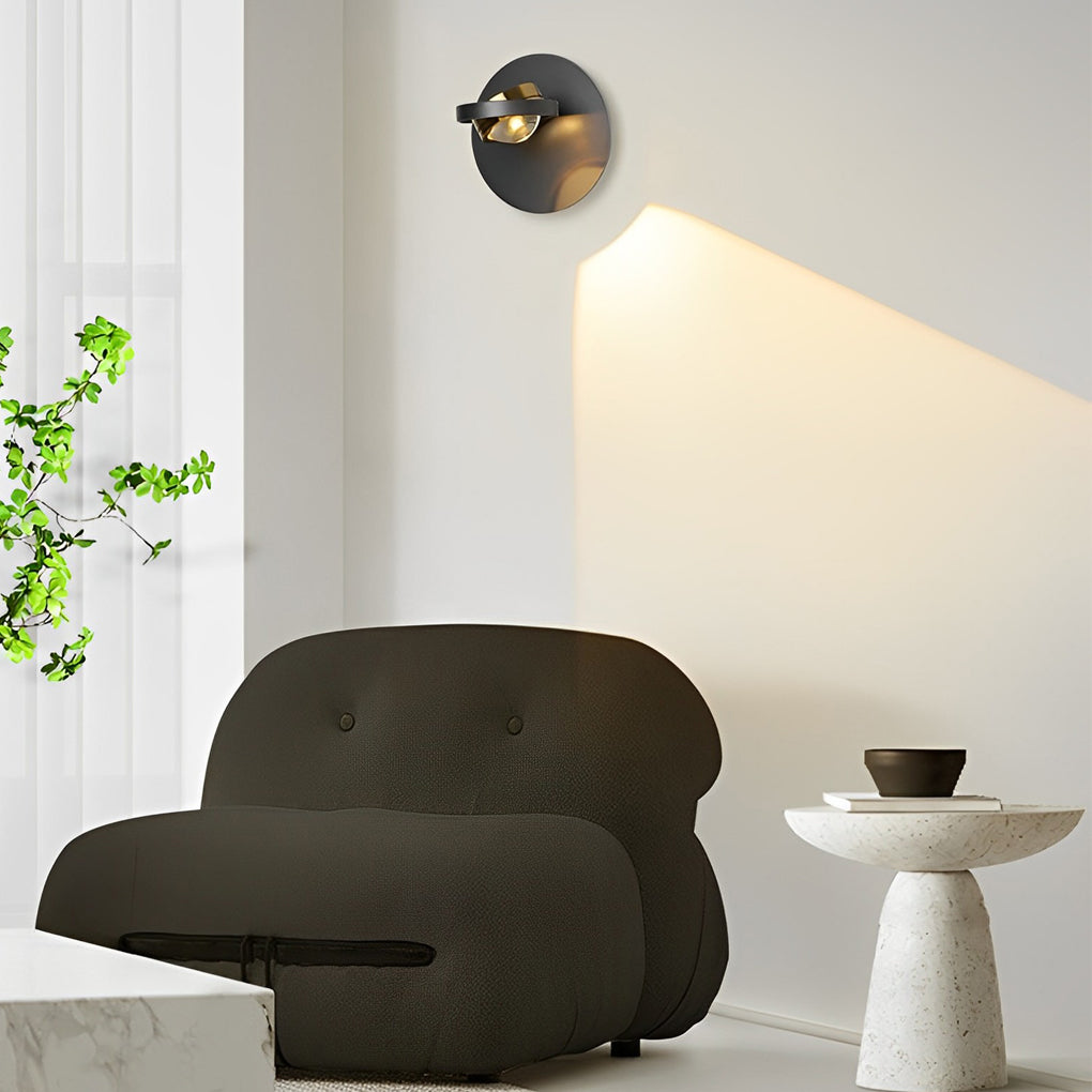 Round Square Creative Free Adjustable Direction Modern Wall Lights ...