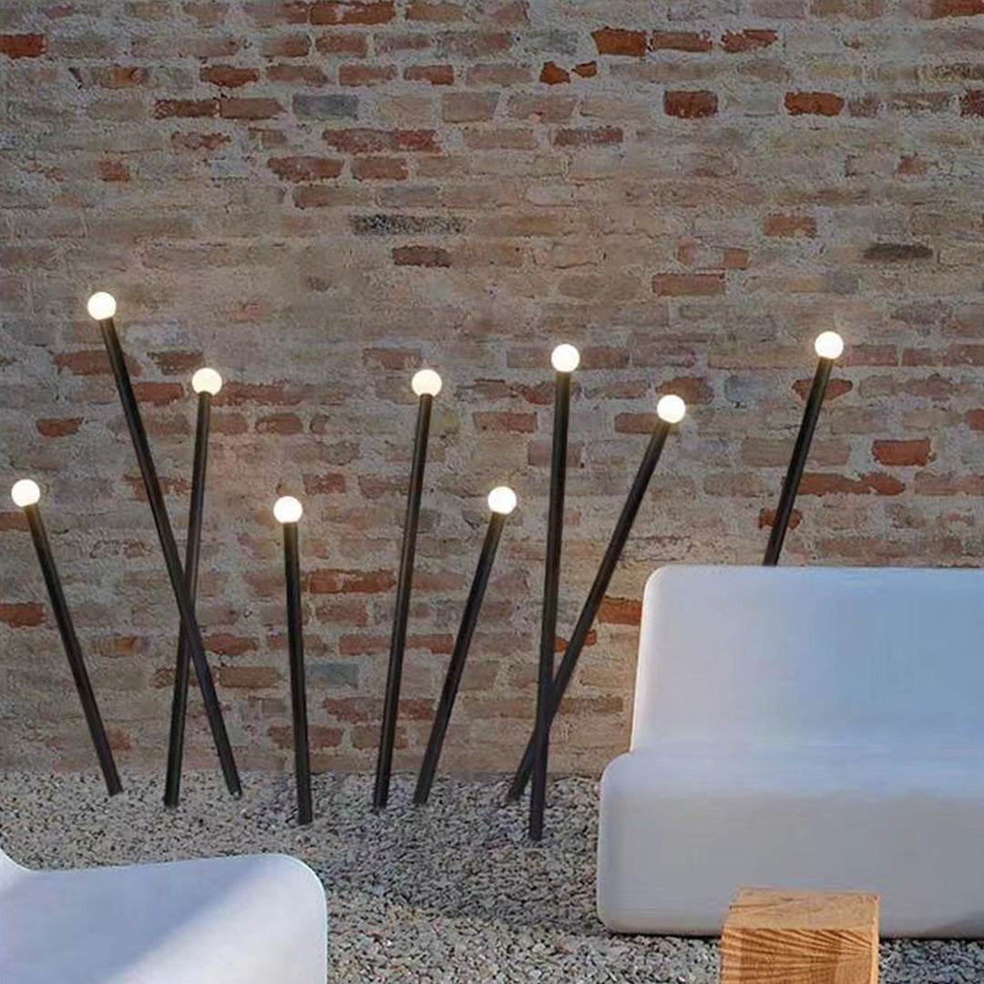 Modern Globe Outdoor Stake Light | Minimalist LED Path Lighting – Dazuma