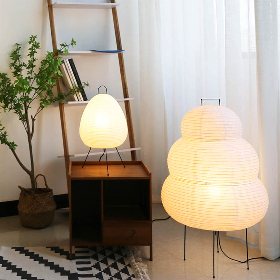 Rice Paper Table Lamps for Soft Ambient Bedside Light – Dazuma