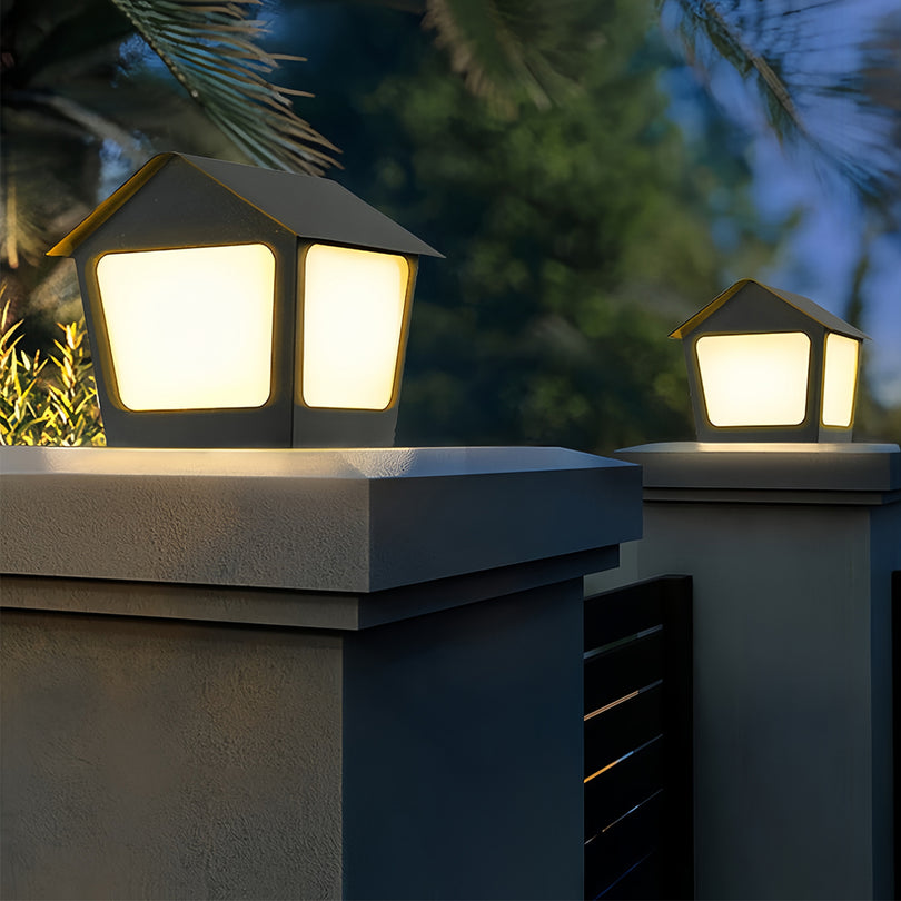 Deck Post Cap Lights for Columns - Warm Glow & Durability – Dazuma