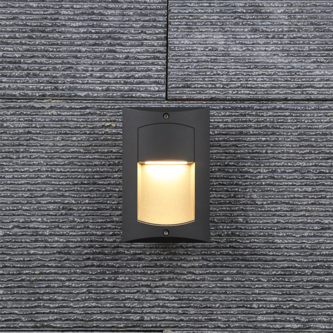 Recessed LED Step Lights Outdoor | Outdoor Modern Stairway Lights – Dazuma