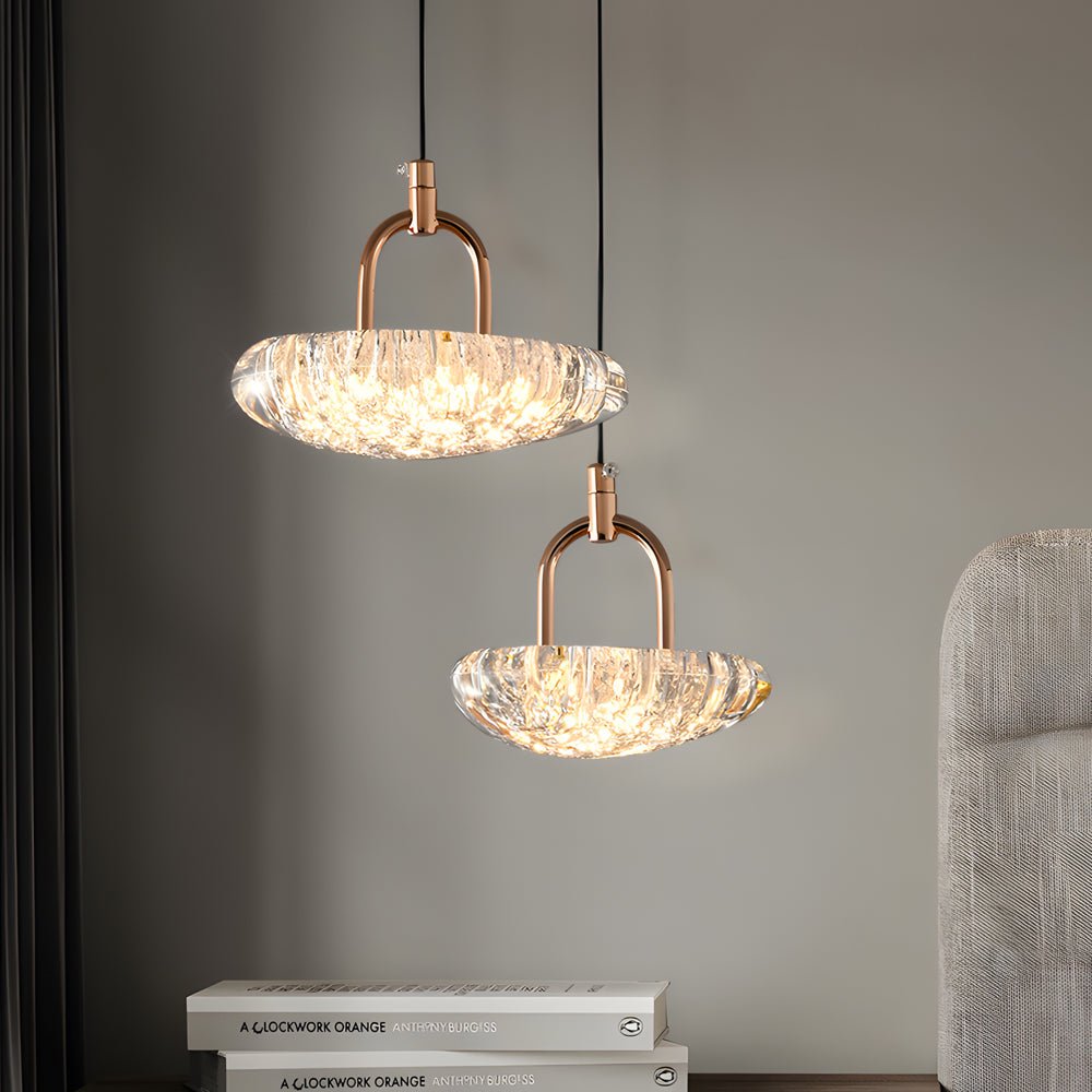 Creative Acrylic Shade LED 3 Step Dimming Ins Modern Pendant Lights ...