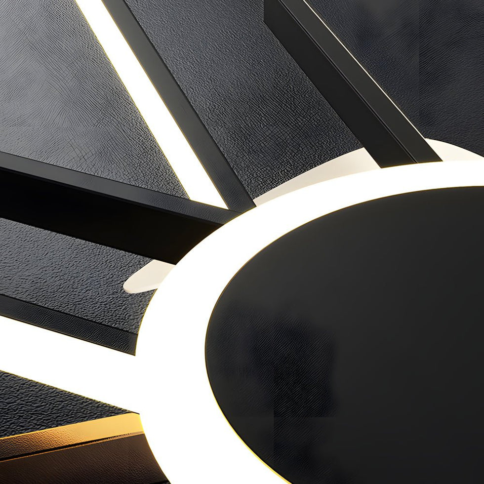Creative Ceiling Fan Light - Modern Starburst Fandelier – Dazuma