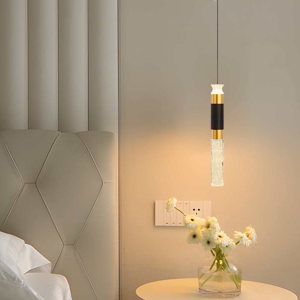 Cylinder Creative Three Step Dimming Modern LED Pendant Lights Hanging ...