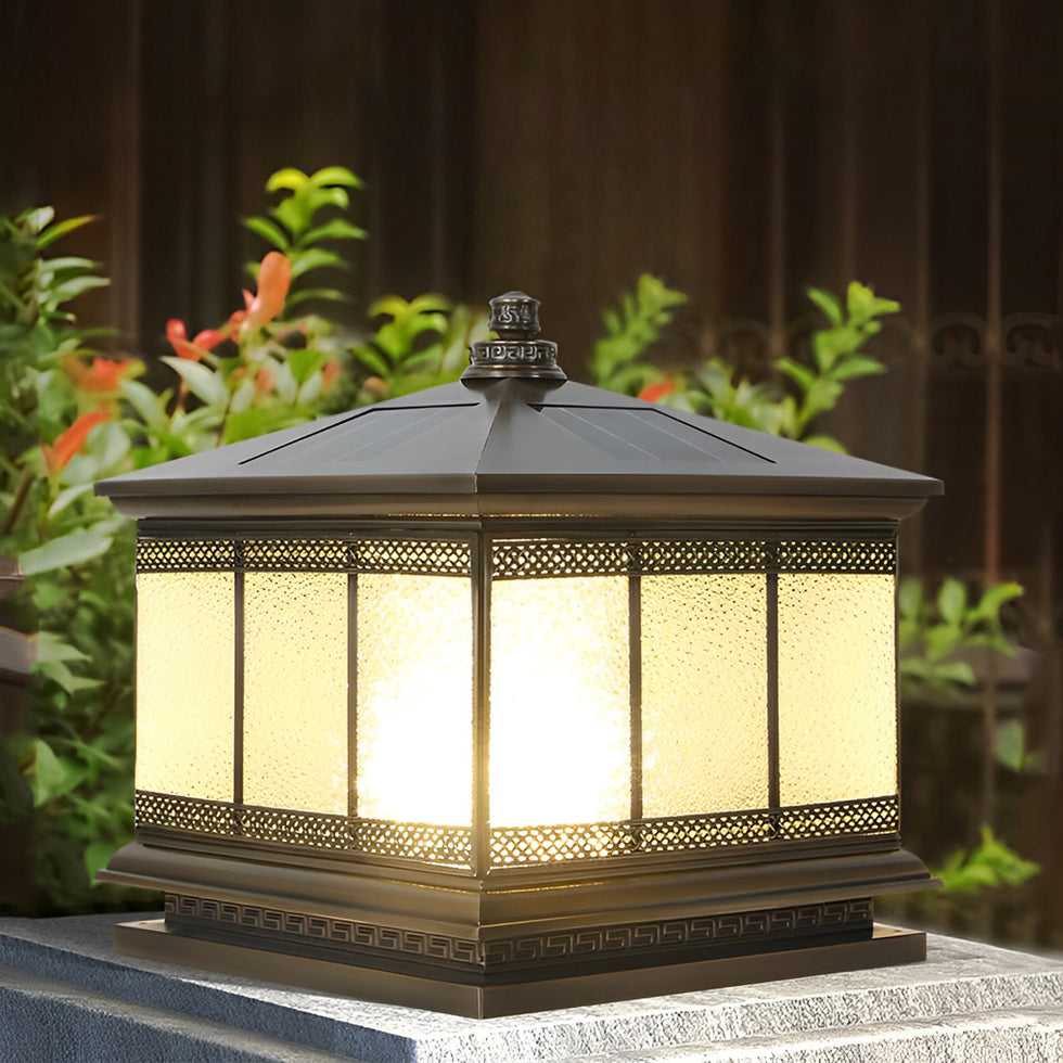 Waterproof Outdoor Gate Pillar Lights Solar Fence Post Light – Dazuma