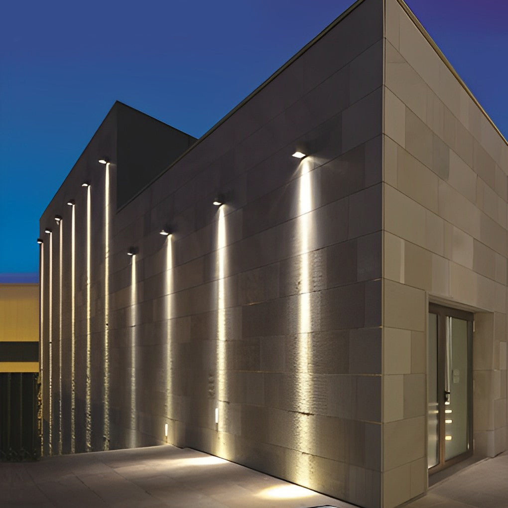 Facade Spot Lights - Modern Cube Outdoor Downlight – Dazuma