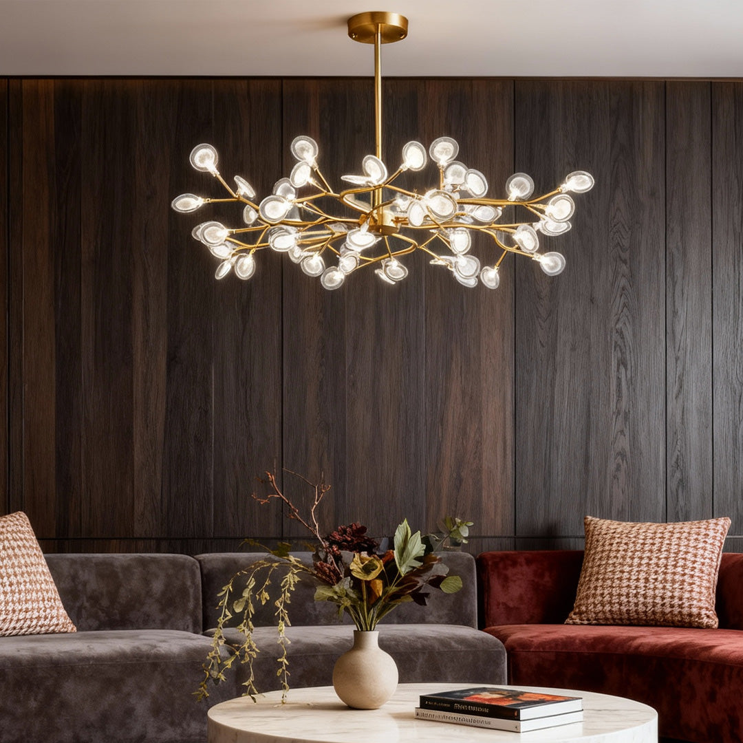 Firefly Pendant Light | Modern Organic Leaf Fixture – Dazuma