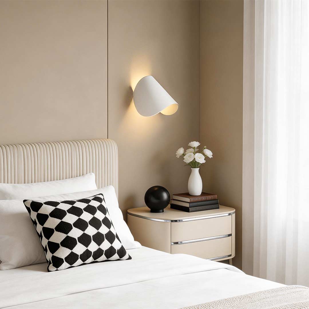 Folding Wall Sconce - Creative Half Moon Swing Arm Light – Dazuma