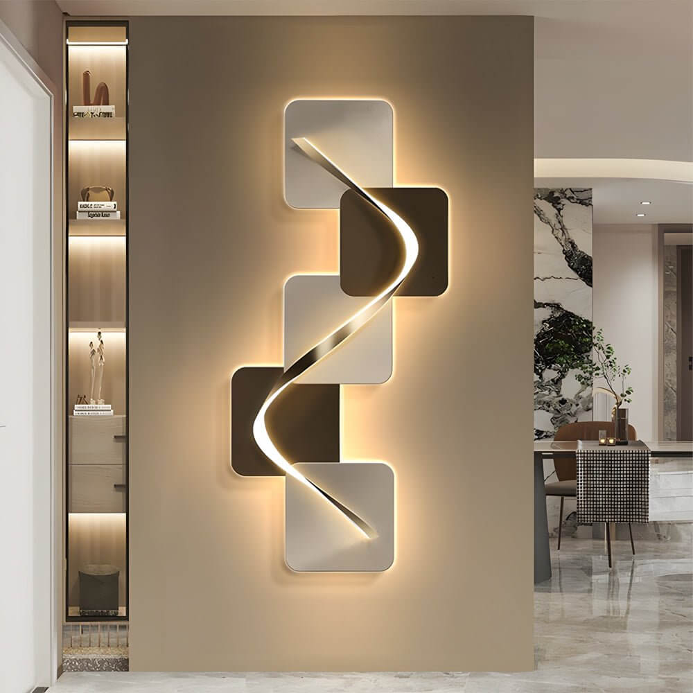 Geometric LED Wall Art Light USB Decorative Wall Painting - Dazuma
