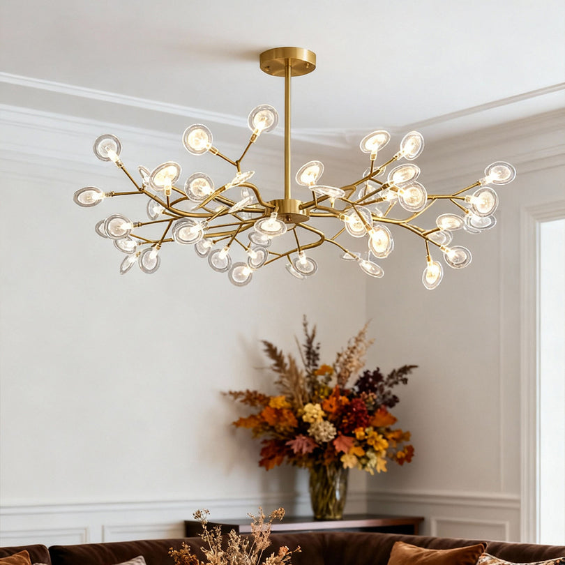 Firefly Pendant Light | Modern Organic Leaf Fixture – Dazuma