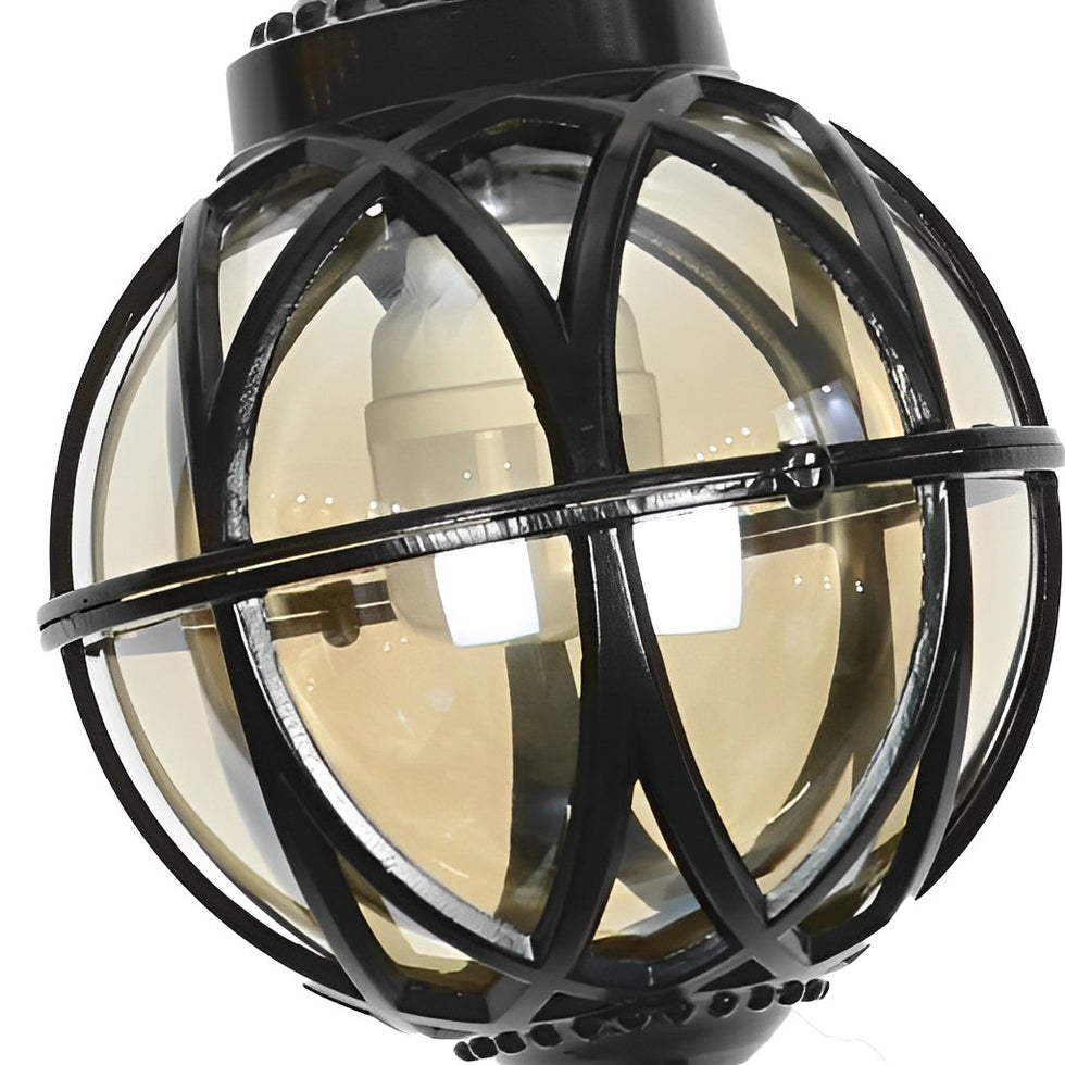 Metal Orb Pendant Light Aluminum Ball Outdoor Ceiling Light – Dazuma