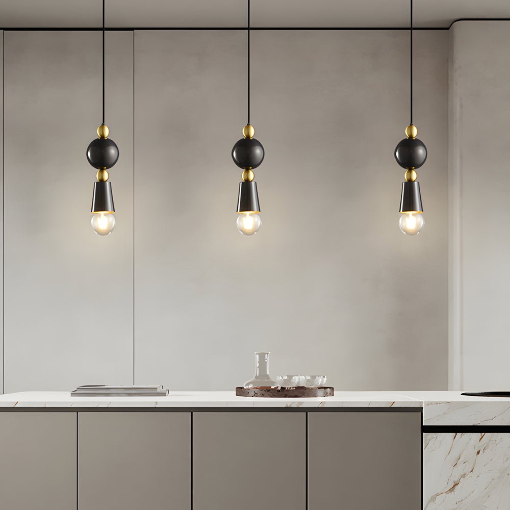 Modern Elegance - Spindle Pendant Lamp - Dazuma