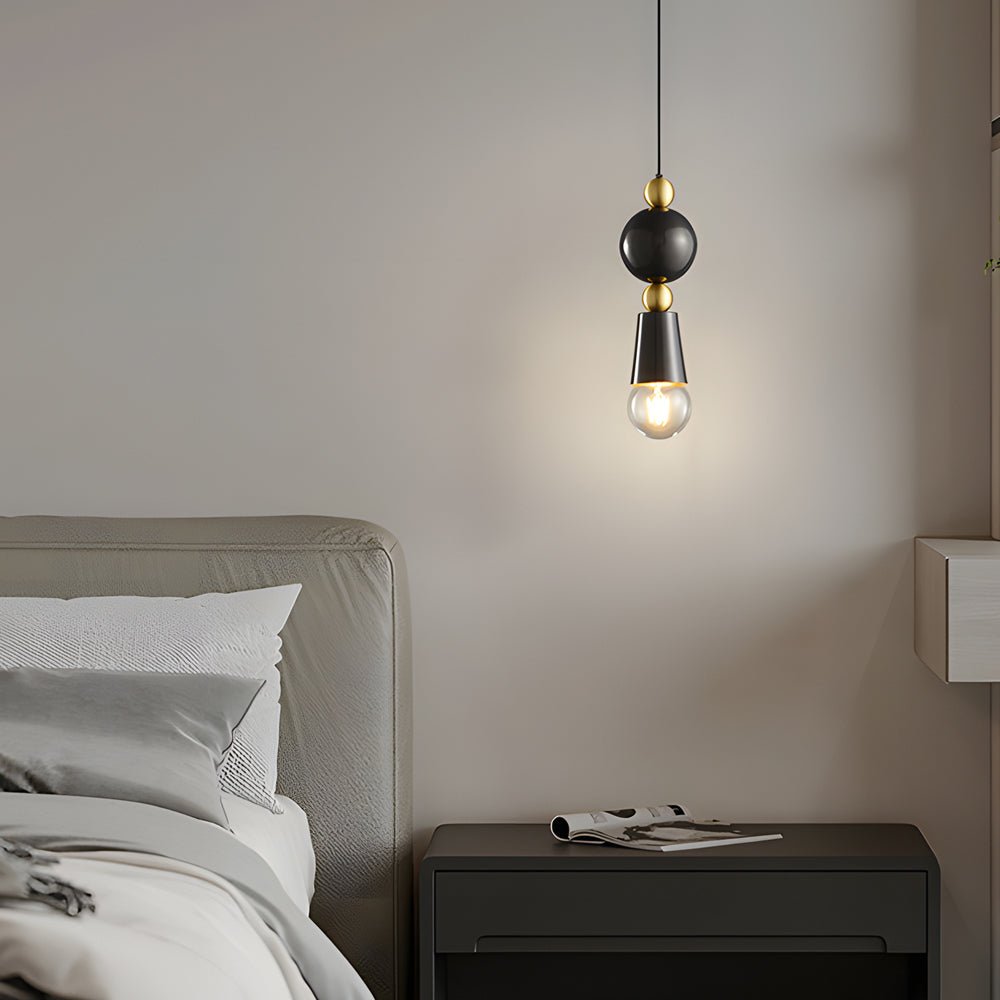 Modern Elegance - Spindle Pendant Lamp - Dazuma