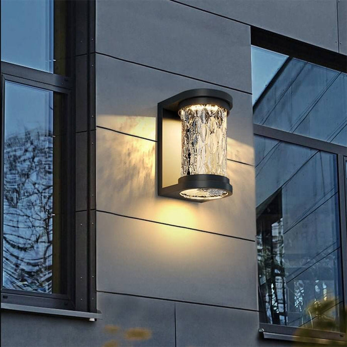 Modern Luxury Glass Stereoscopic Luminescence Cylindrical LED Wall ...