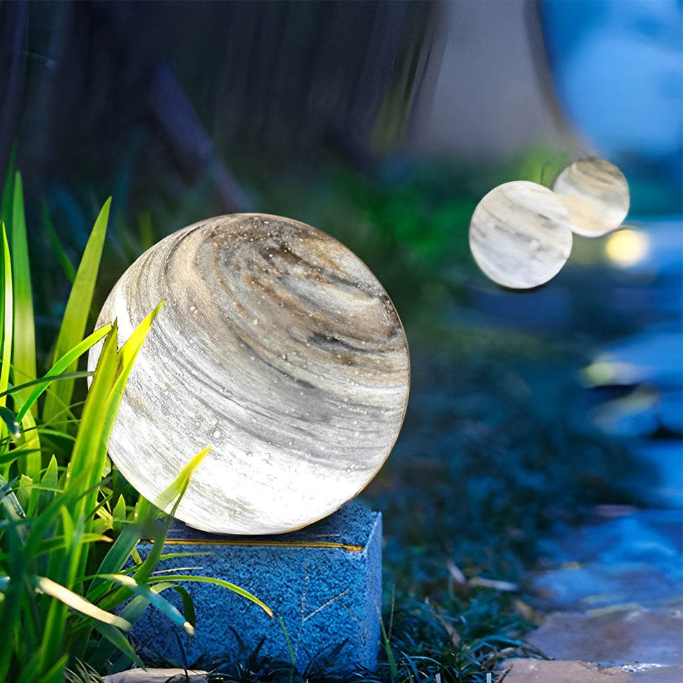 Globe Pillar Lights Planetary Pattern Lamp – Dazuma