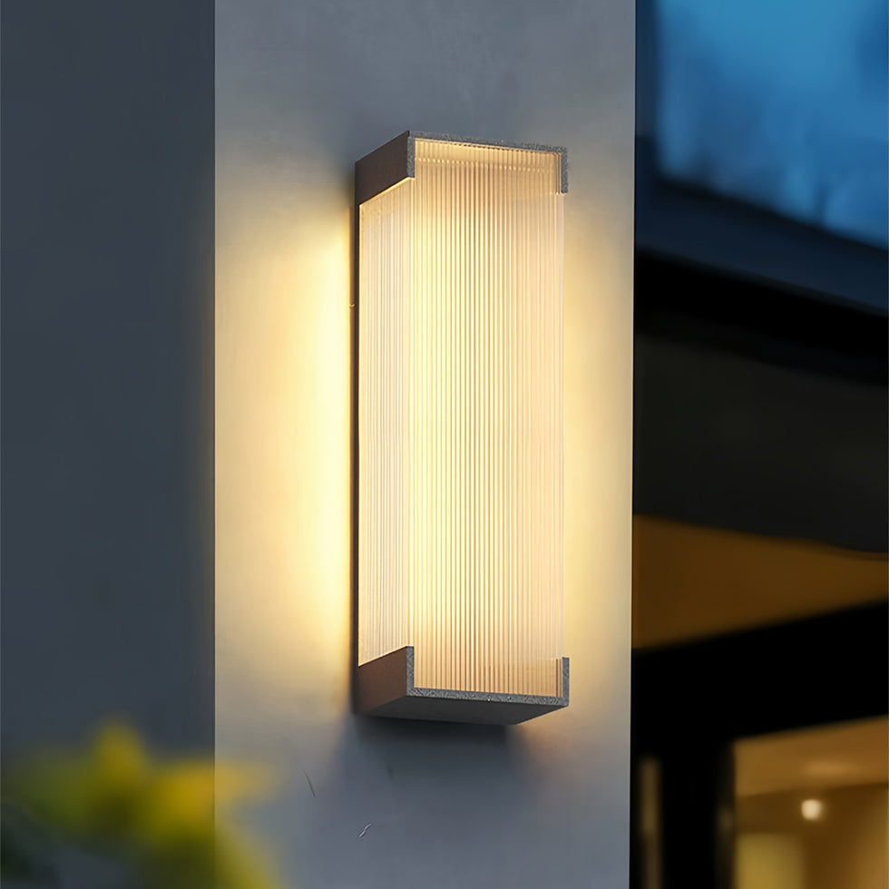 Outdoor Lighting Fixtures Wall Mounted Modern Grey Lamp – Dazuma
