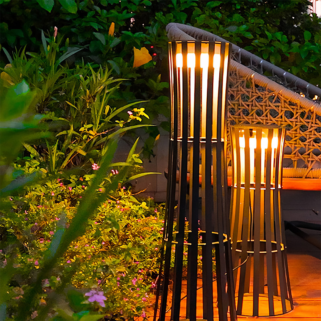 Outdoor Black Lanterns with Sleek Design for Garden & Patio – Dazuma
