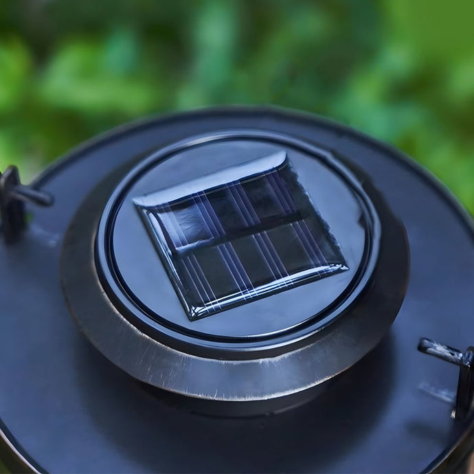Portable Solar Lanterns - Glass Cylinder Firefly Jar LED Lights - Dazuma