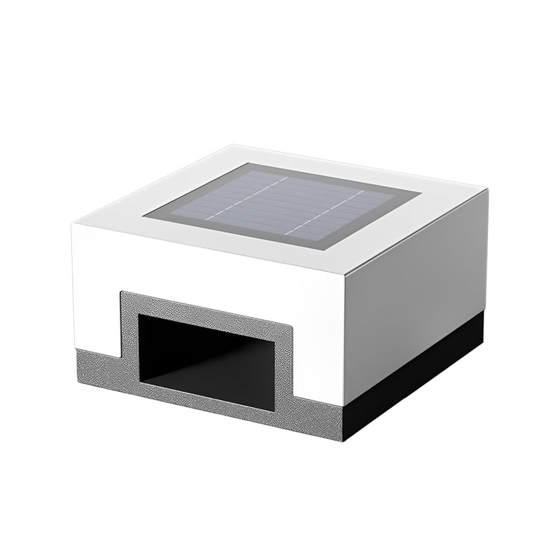 Front Lawn Lights - Solar Modern Square Cube – Dazuma