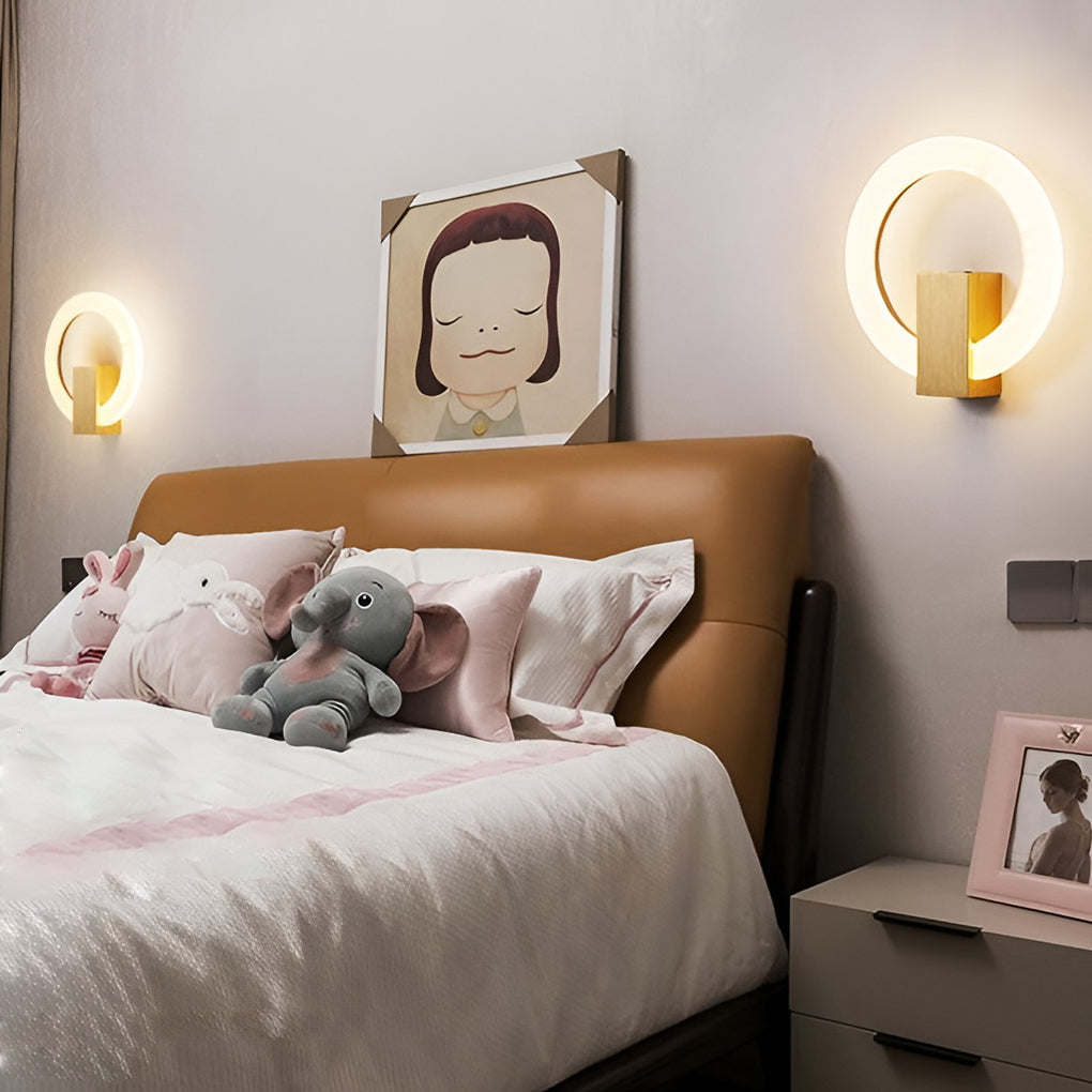 Circle Dimmable LED Modern Wall Sconce Lighting Wall Lamp Wall Light ...