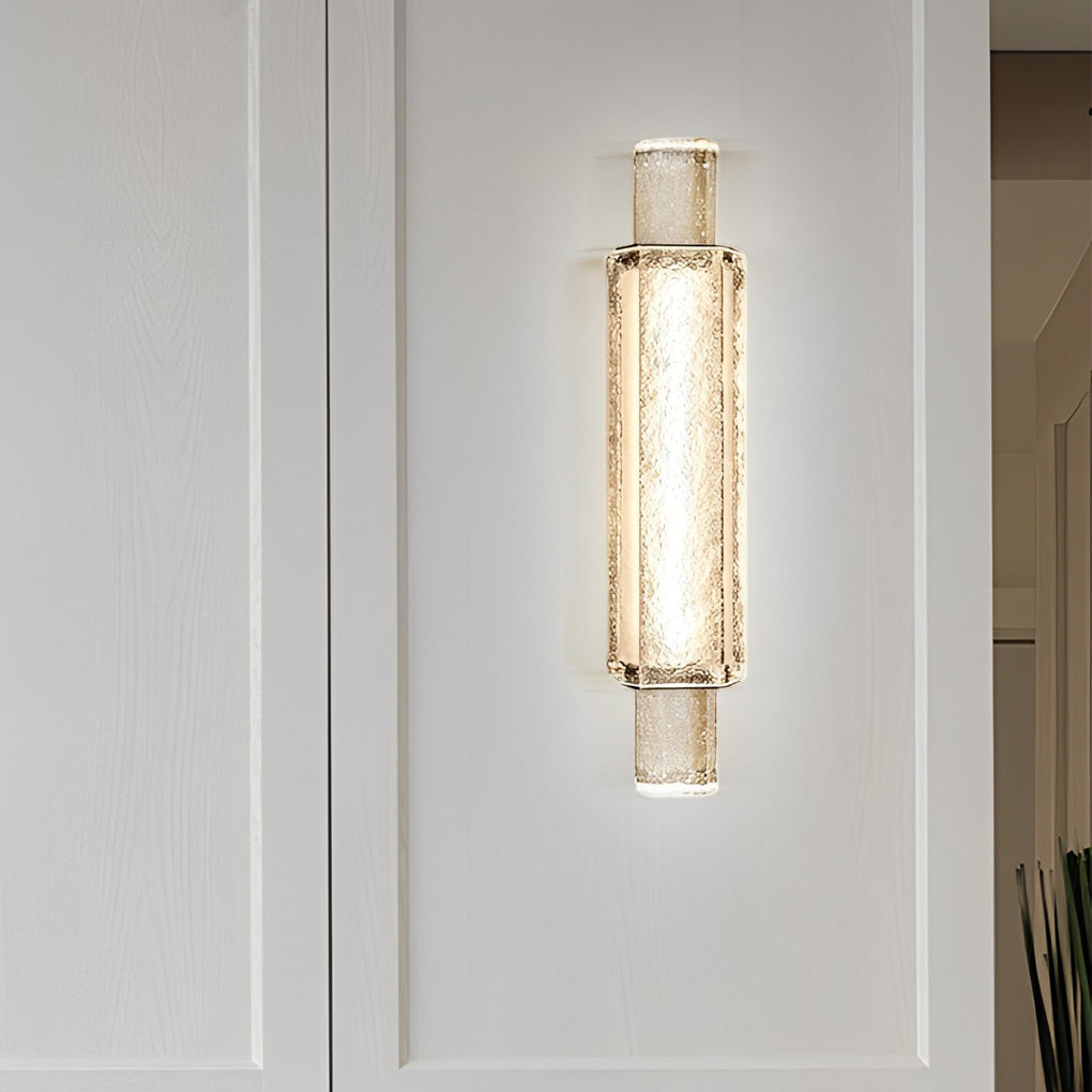 Minimalist Electroplated Crystal Glass LED Post-modern Wall Sconce ...