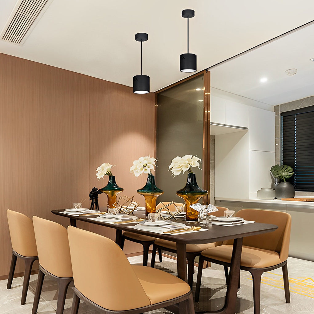 Cylindrical LED Modern Surface-mounted Hanging Downlight COB Spotlight ...