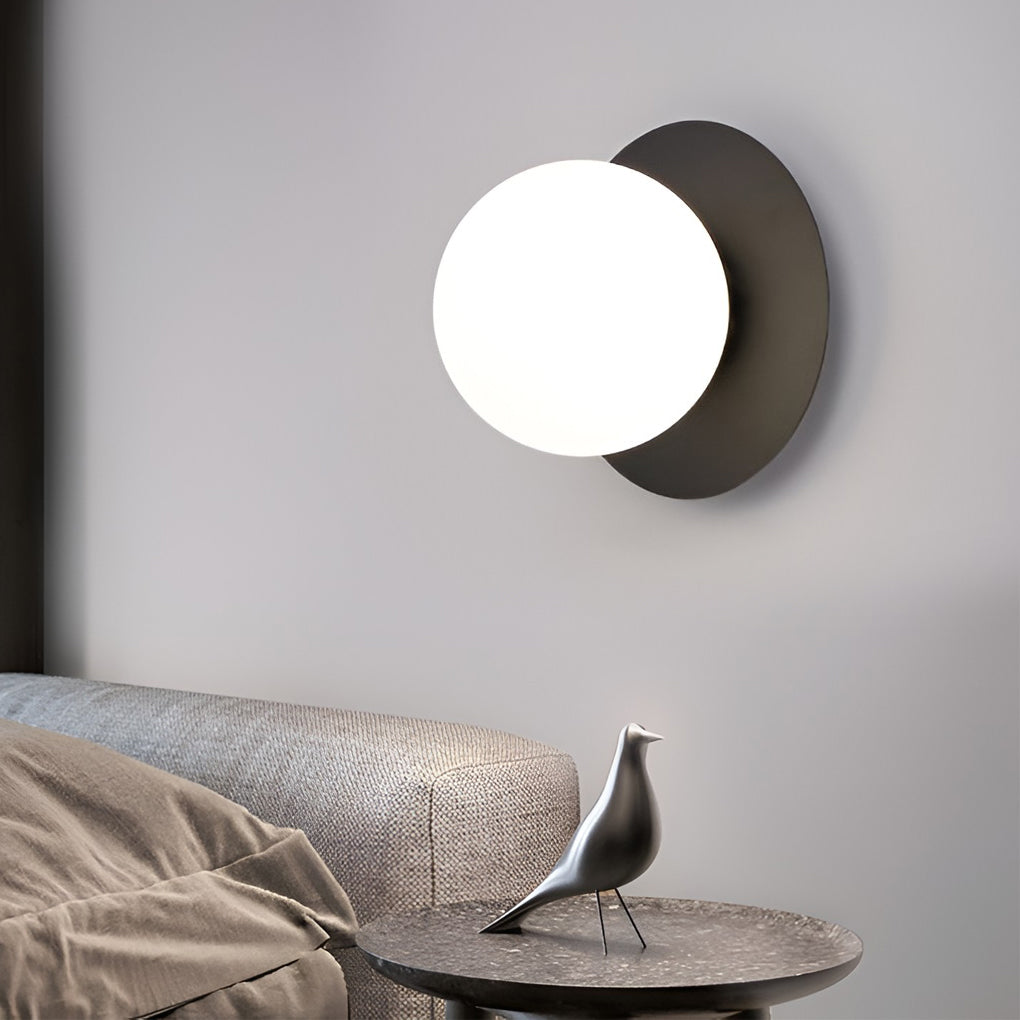 Round Glass Ball 12W LED Modern Wall Lamp Wall Sconce Lighting - Dazuma