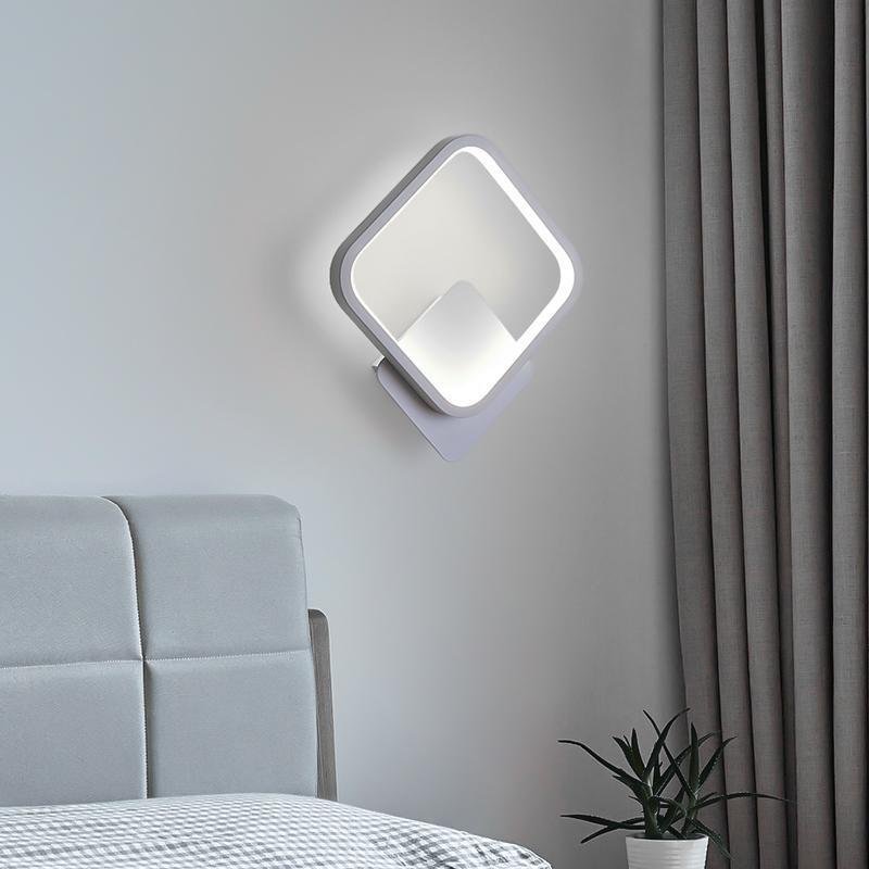 Square Soft Warm Modern Nordic Square Style LED Wall Sconce - Dazuma