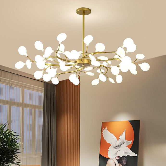 Firefly Pendant Light | Modern Organic Leaf Fixture – Dazuma