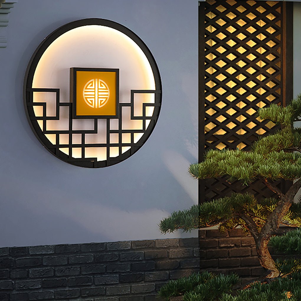 Asian Style Outdoor LED Landscape Decorative Lighting Wall Lamp for ...