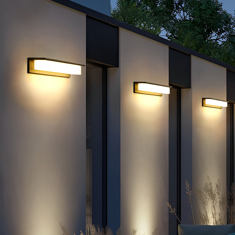 Front Porch Light Fixtures LED Long Bar Sconce – Dazuma