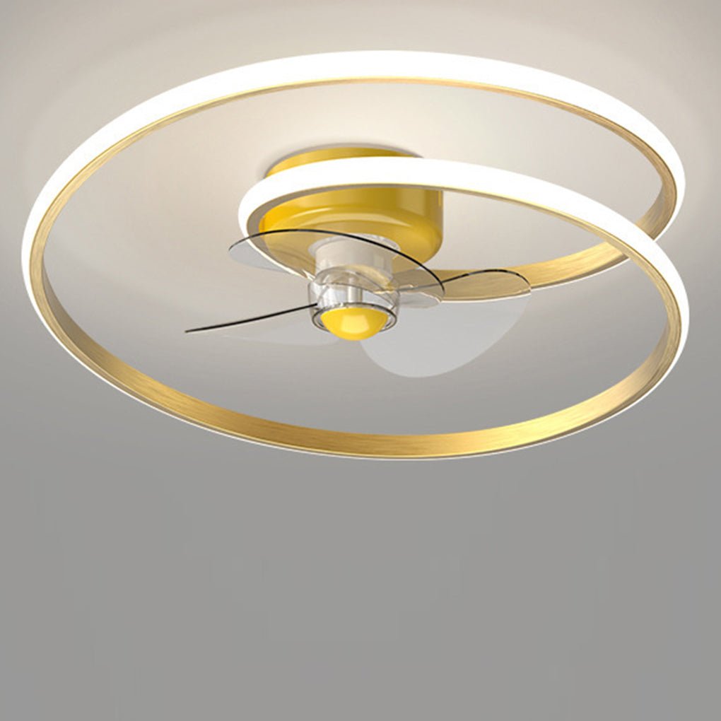 Inverter Stepless Dimming LED Ceiling Fan Light with Remote Control for ...