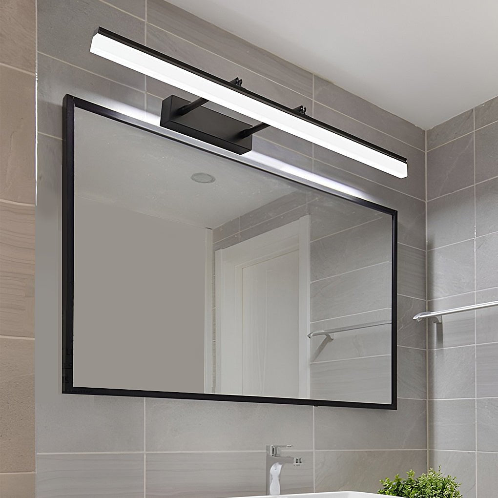 Retractable Over Mirror Bathroom Vanity Light with Acrylic Bar and ...