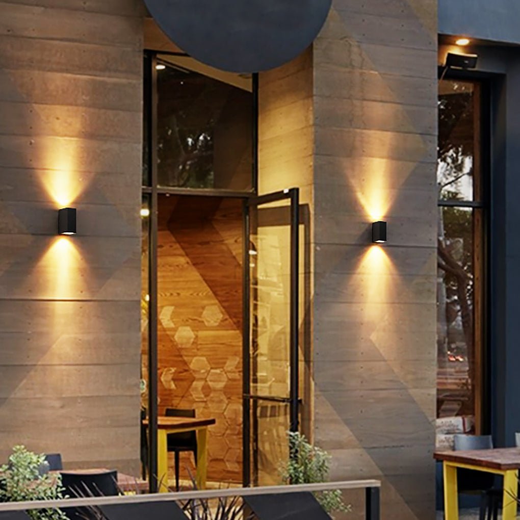 Modern Square Design Outdoor Waterproof Wall Light for Villa Courtyard ...