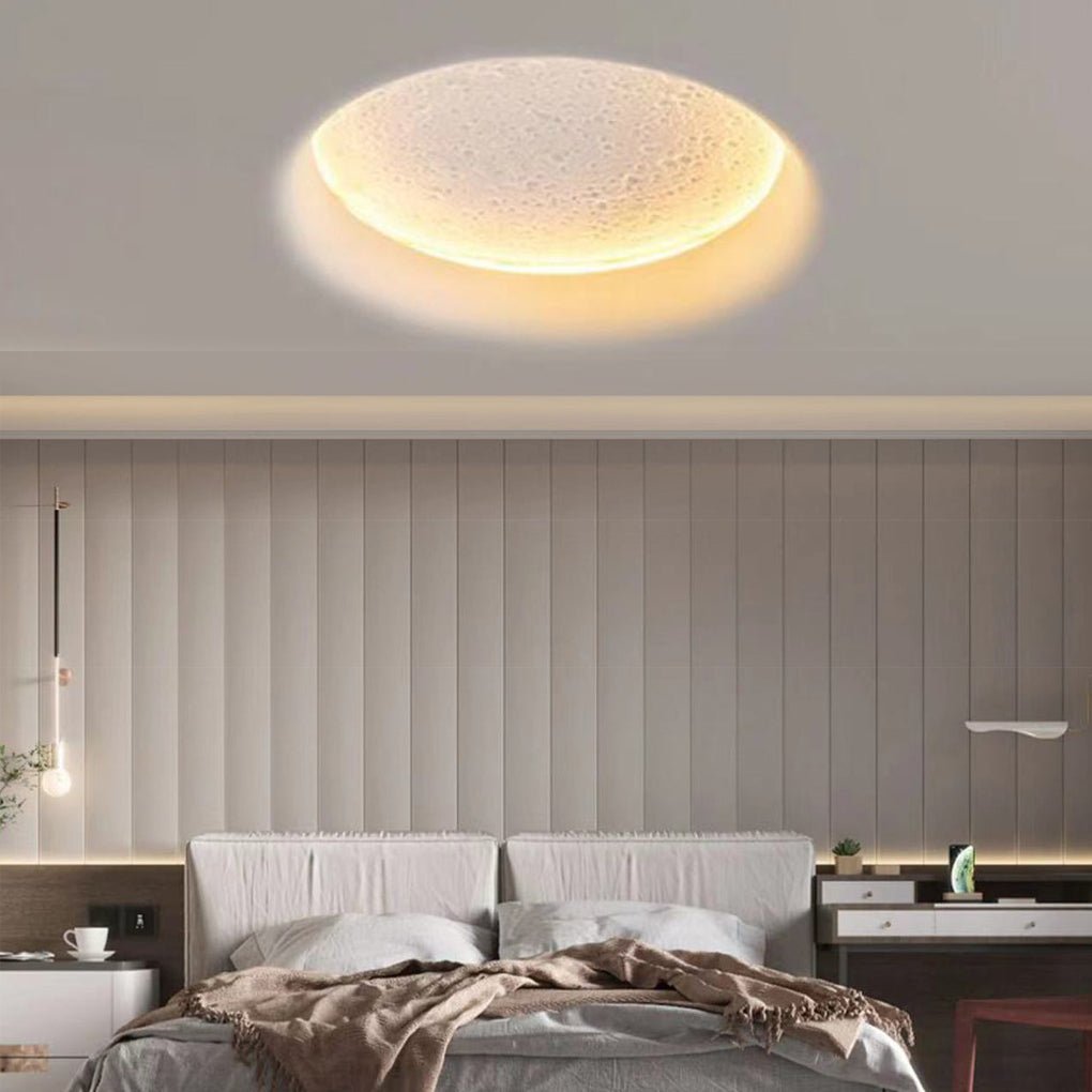 Moon-like Plaster LED Embedded Wall Light Anti-glare for Background ...