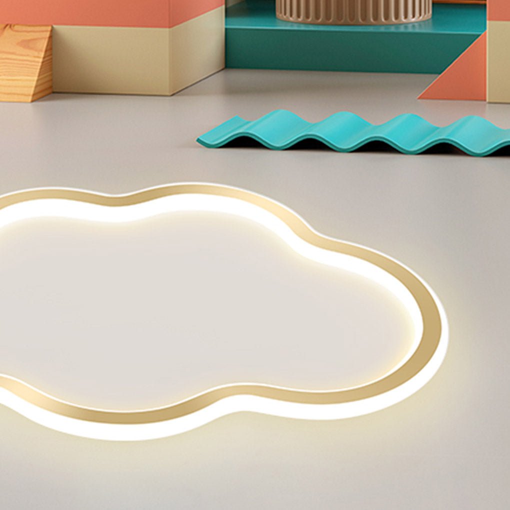 Nordic Ultra-thin Arc Design Cloud Energy-saving LED Decorative Ceiling ...