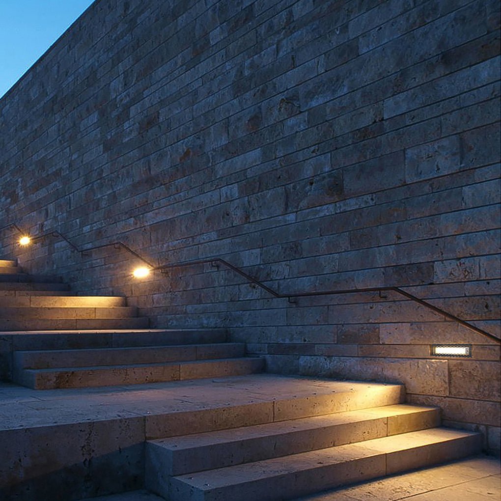 LED Embedded Ground Lights for Outdoor Steps - Waterproof & Durable ...
