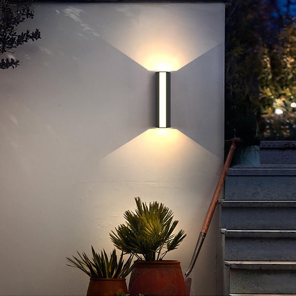 Outdoor Waterproof LED Exterior Wall Lights for Courtyard Garden Fence ...