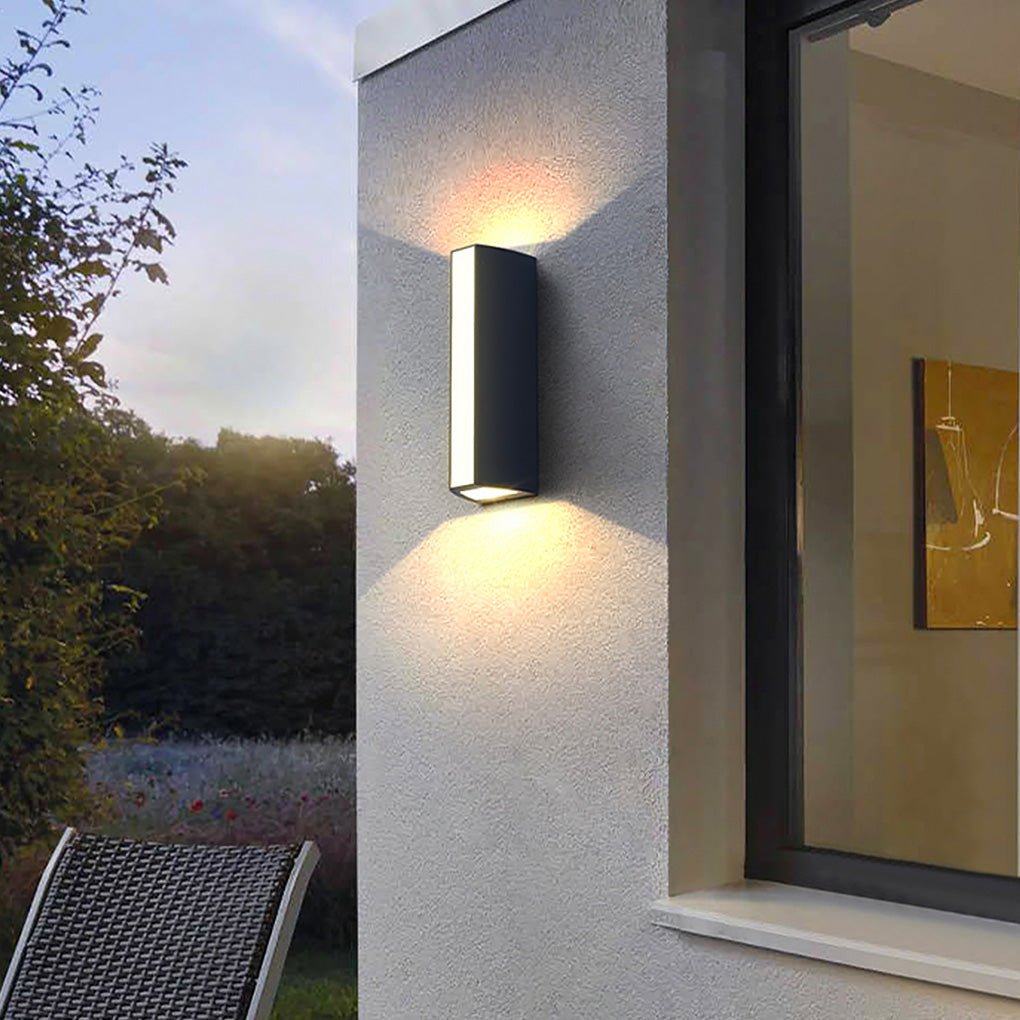 Outdoor Waterproof LED Exterior Wall Lights for Courtyard Garden Fence ...