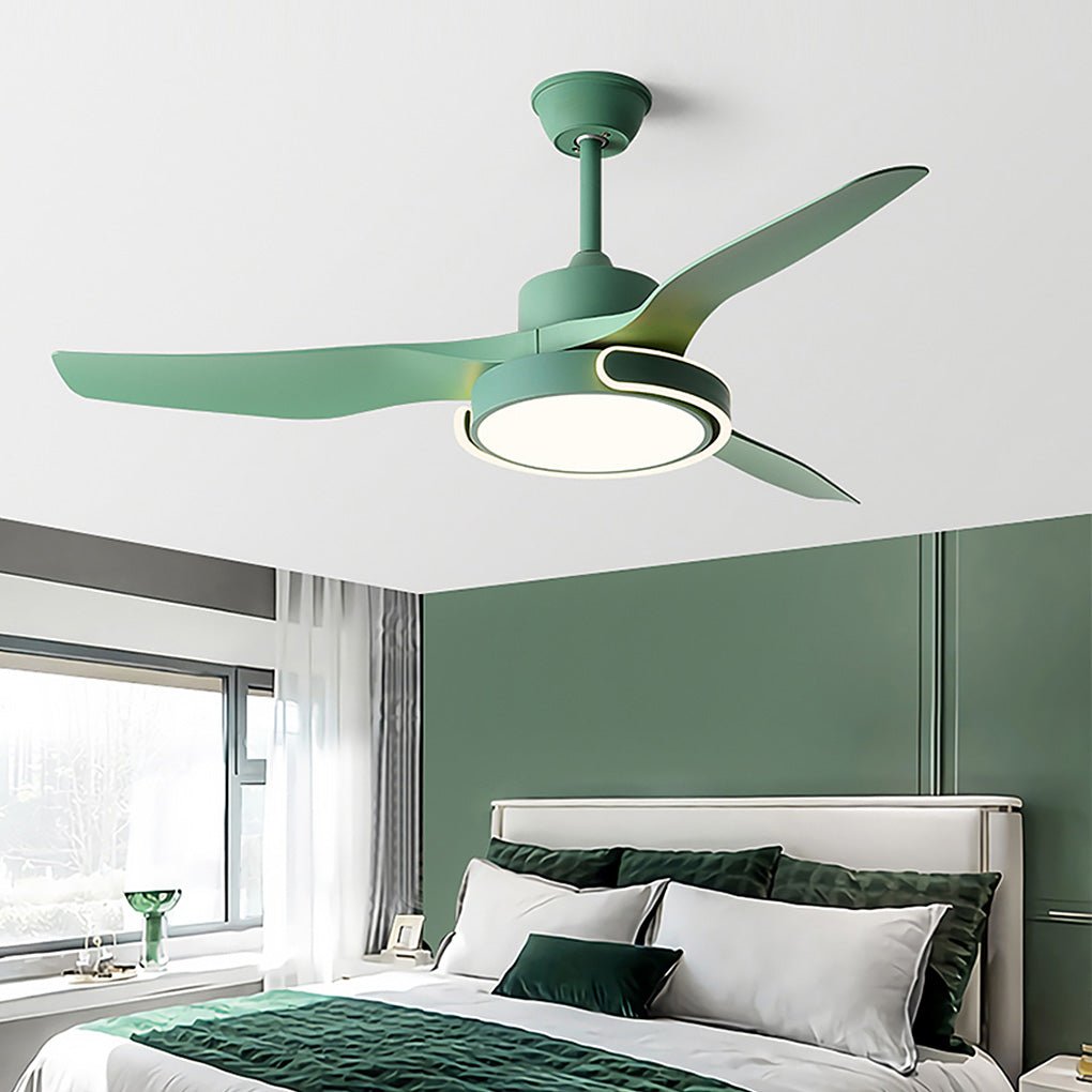 Remote Control Variable Frequency Dimming Integrated Ceiling Fan Light ...