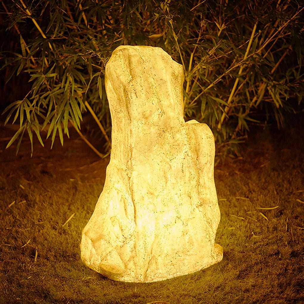 Simulated Stone Resin LED Landscape Lighting Decorative Outdoor Lawn ...