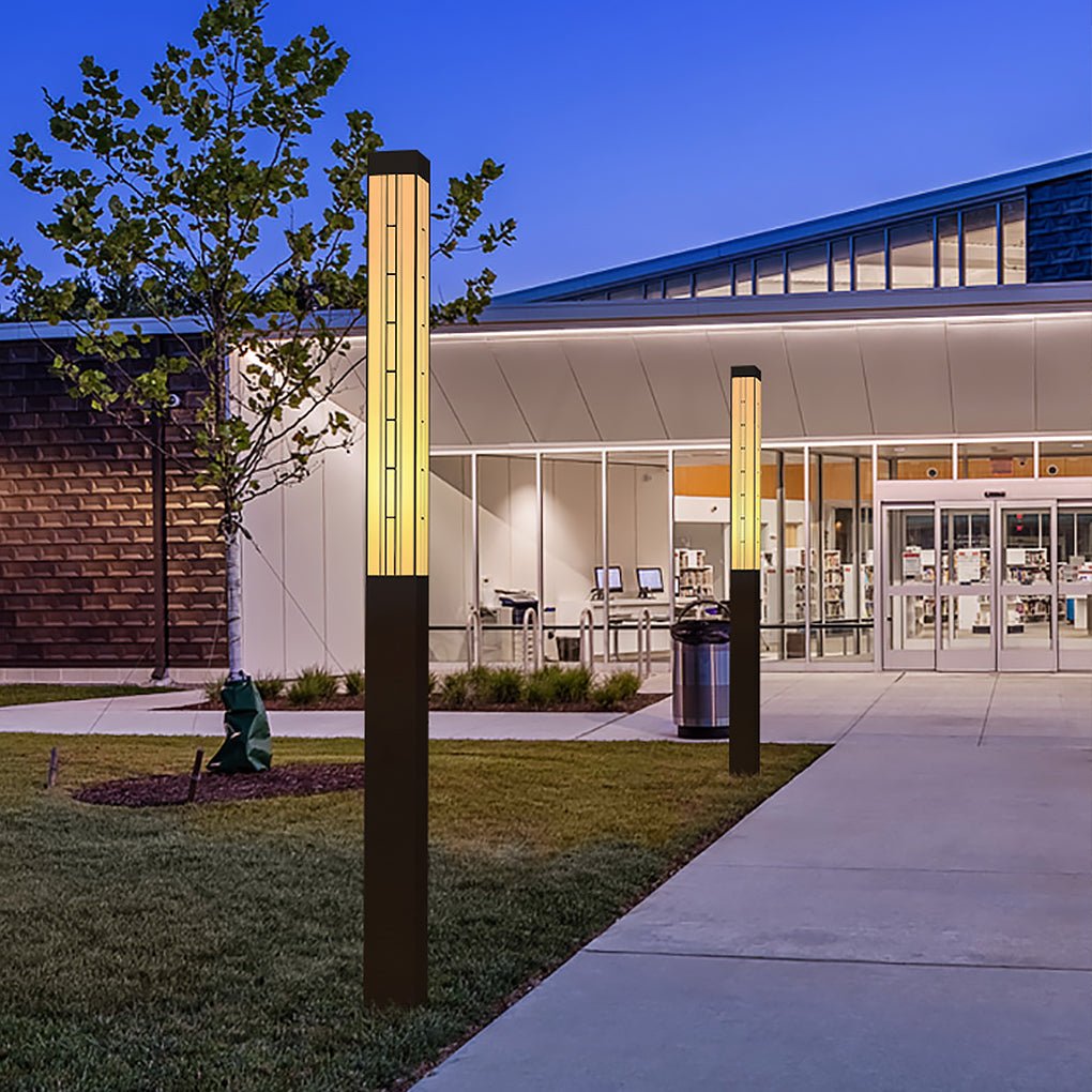 Retro Waterproof Outdoor Pole Lights Lamp Post Lights Public Lighting ...