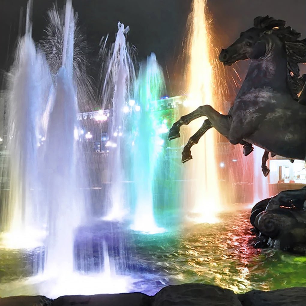 Vibrant LED Ring Pool Lights Waterproof and Colorful Fountain ...