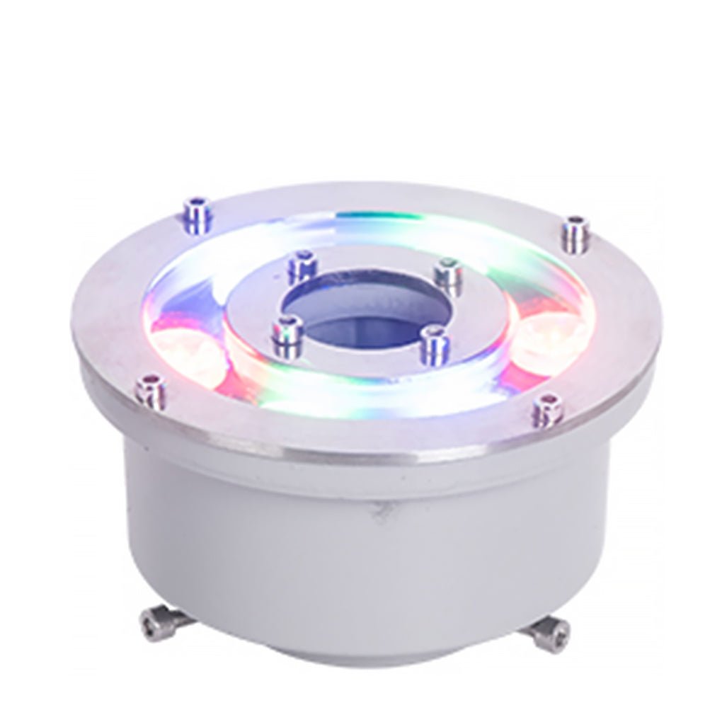 Round Underwater Fountain LED Lights Ring Pool Lights Waterproof ...