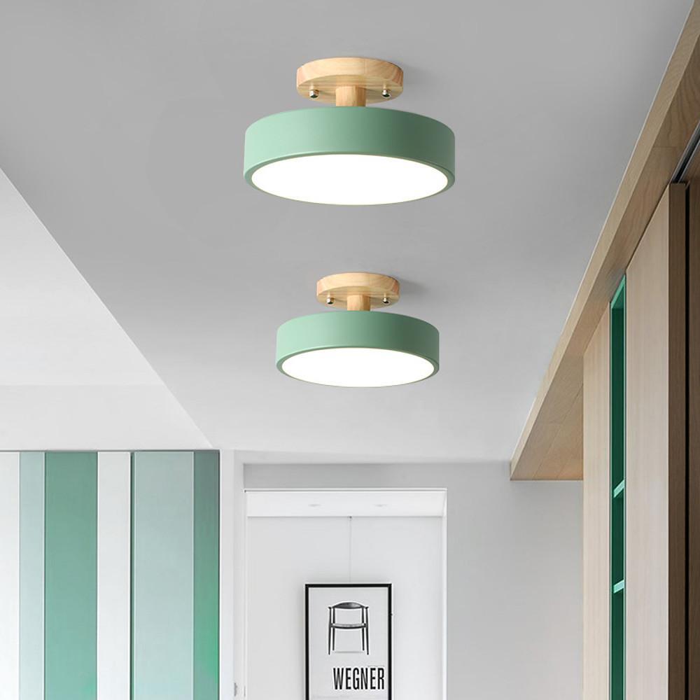 Round Shapes 3 Step Dimming LED Modern Flush Mount Lighting Ceiling ...