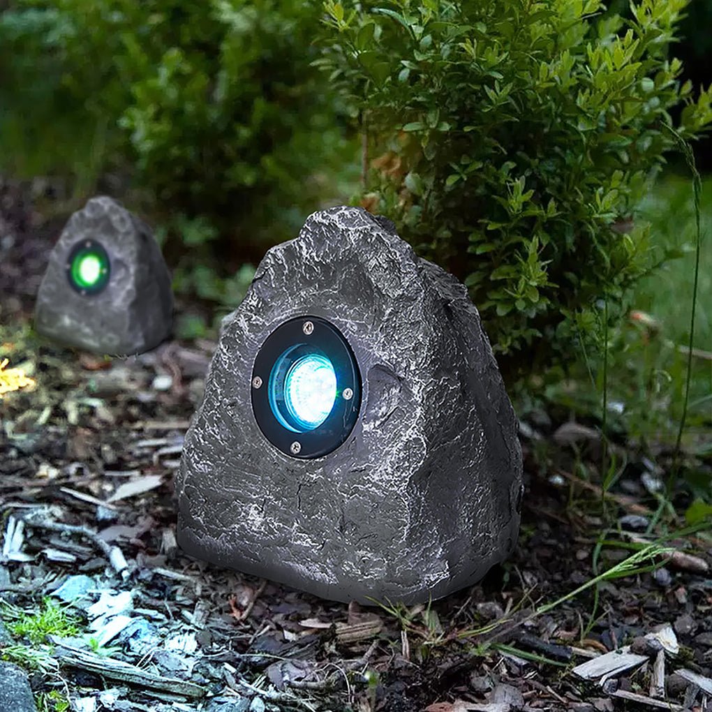 Resin Stone Waterproof IP54 LED Color Changing Modern Outdoor Light ...